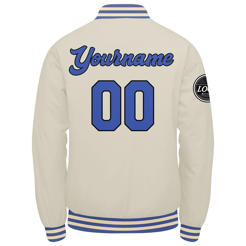 Custom Varsity Jacket Letterman jacket for Men, Women and Youth Cream ...