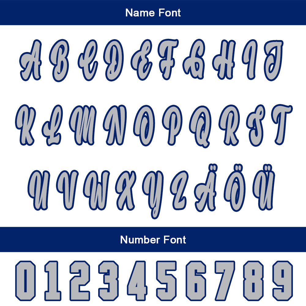 Custom White Blue Baseball Jersey Personalized Gradient Team Uniforms ...