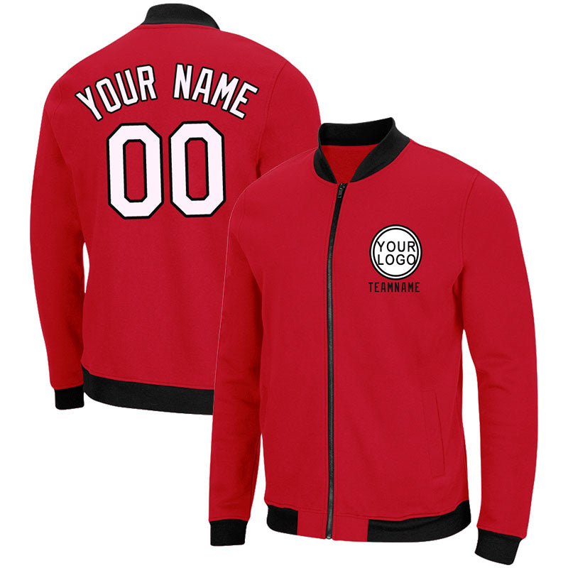 Custom Long Sleeve Windbreaker Jackets Uniform Printed Your Logo Name ...